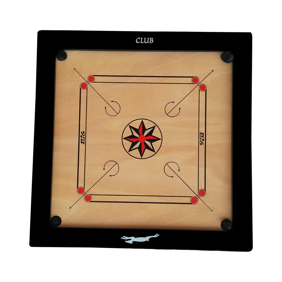 STAG Club Carrom Board with Coins – Dawson / ME Sports Supplies