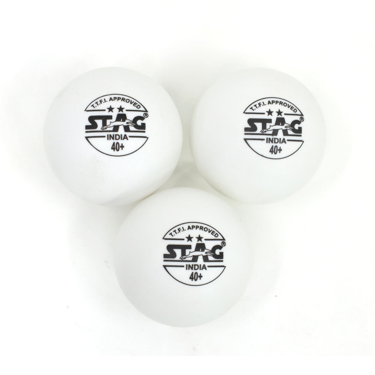 STAG 2 Star Table Tennis Balls - White – Dawson / ME Sports Supplies