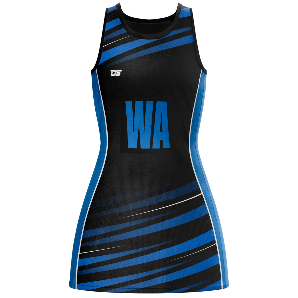 Custom Netball Dress - Design 17 – Dawson / ME Sports Supplies