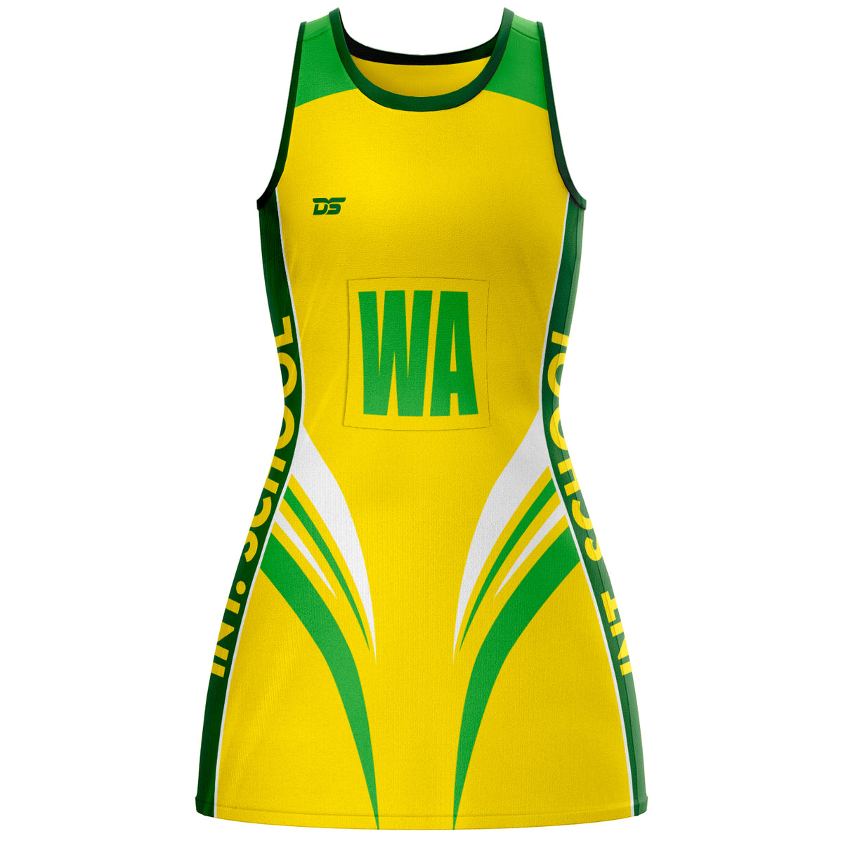 Custom Netball Dress - Design 25 – Dawson / ME Sports Supplies