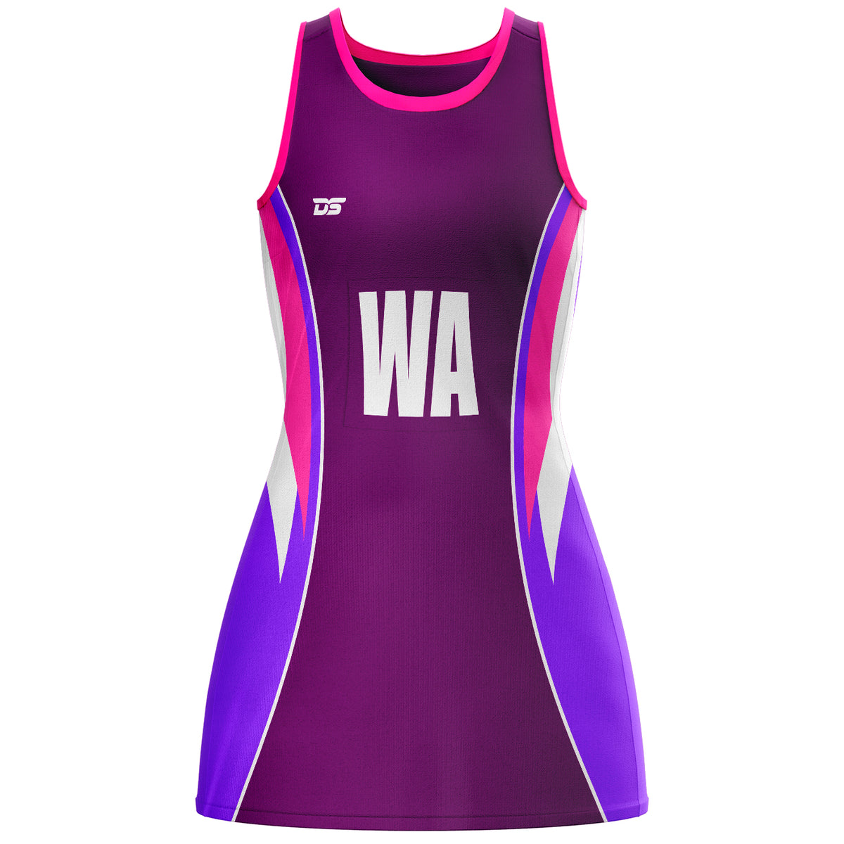Custom Netball Dress - Design 31 – Dawson / ME Sports Supplies