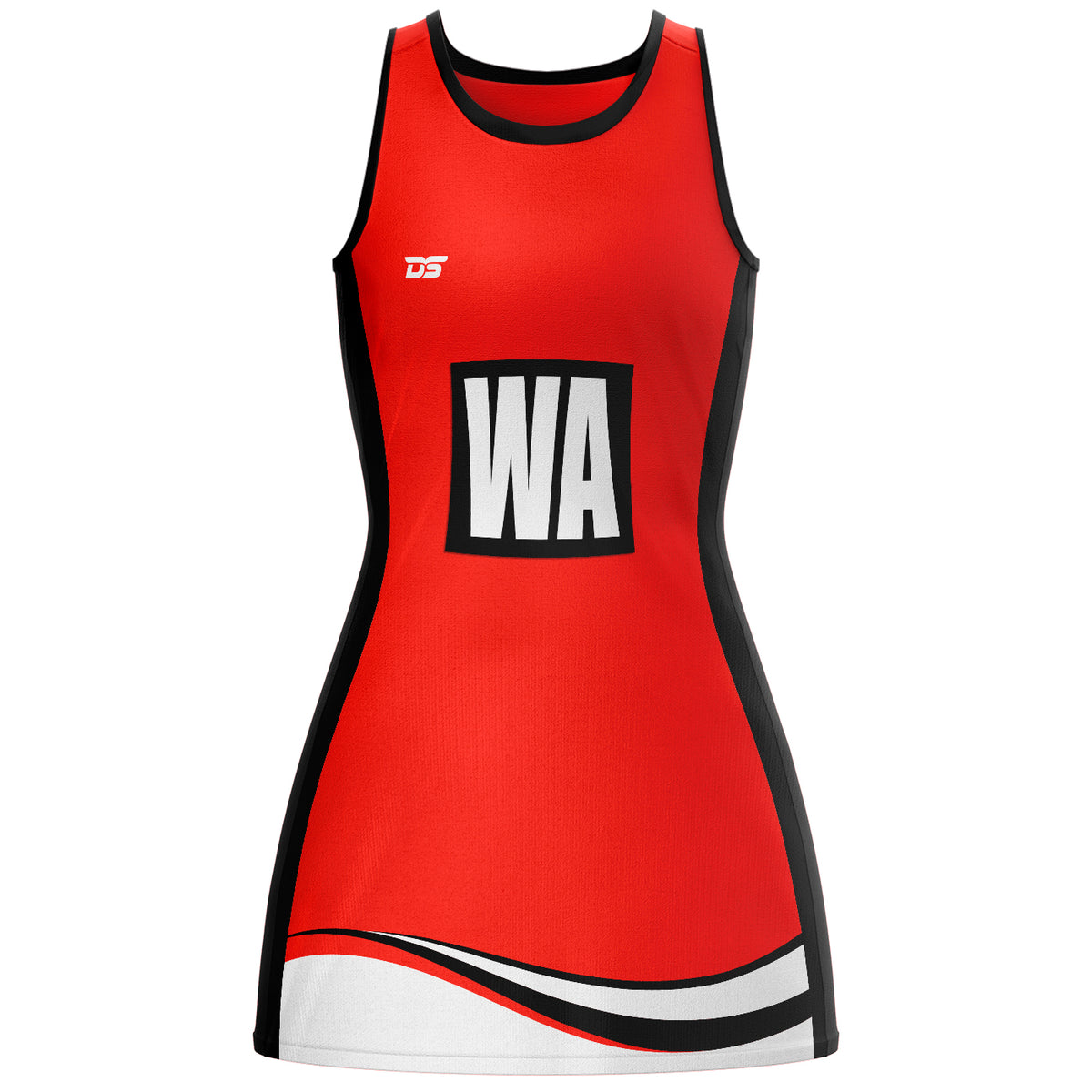 Custom Netball Dress - Design 7 – Dawson / ME Sports Supplies